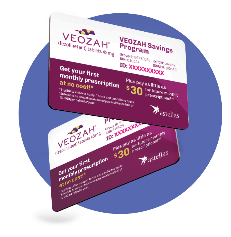 VEOZAH Support Solutions℠ can help patients access VEOZAH ...
